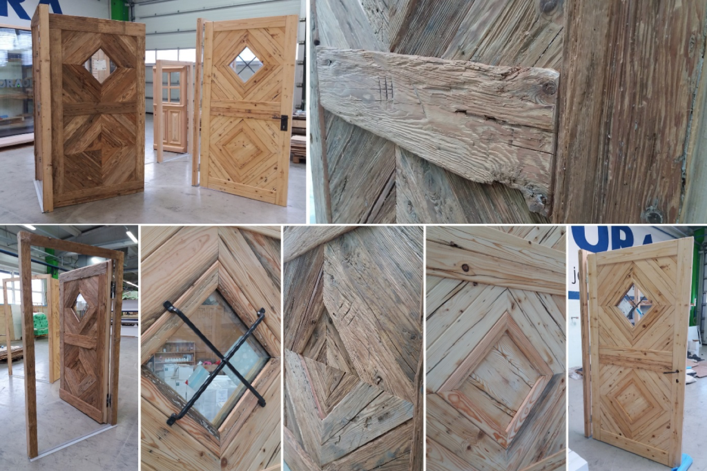 First ReWin products made of old wood - M-Sora